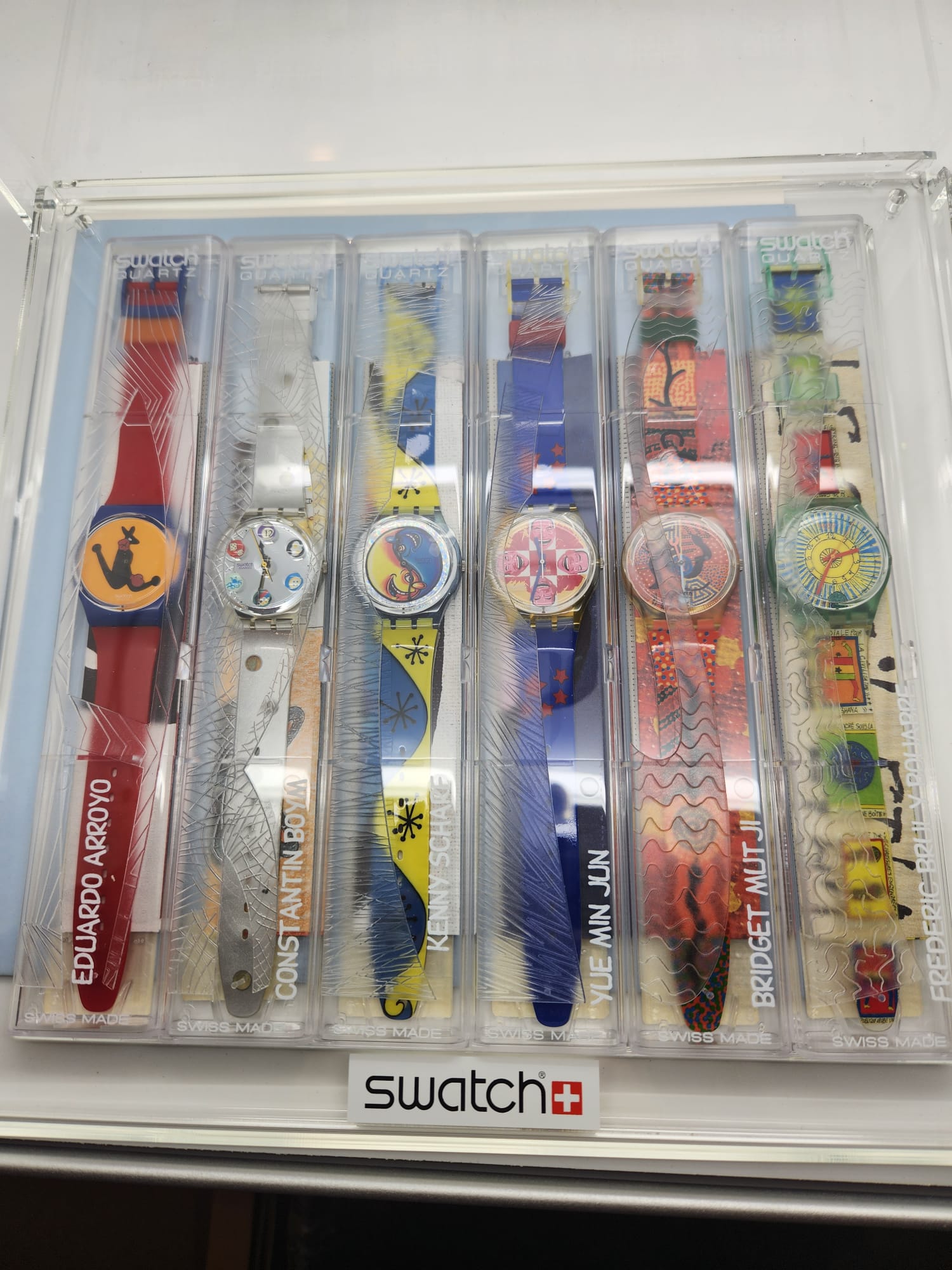 RARE Swatch Artist Collection Set - 6 Watches with Art Prints in ...