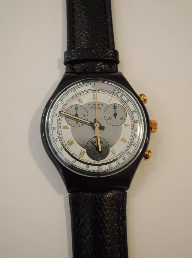 Swatch Chrono Colossal SCB109 - A Rare 1991 Neo-Vintage Collectible ...